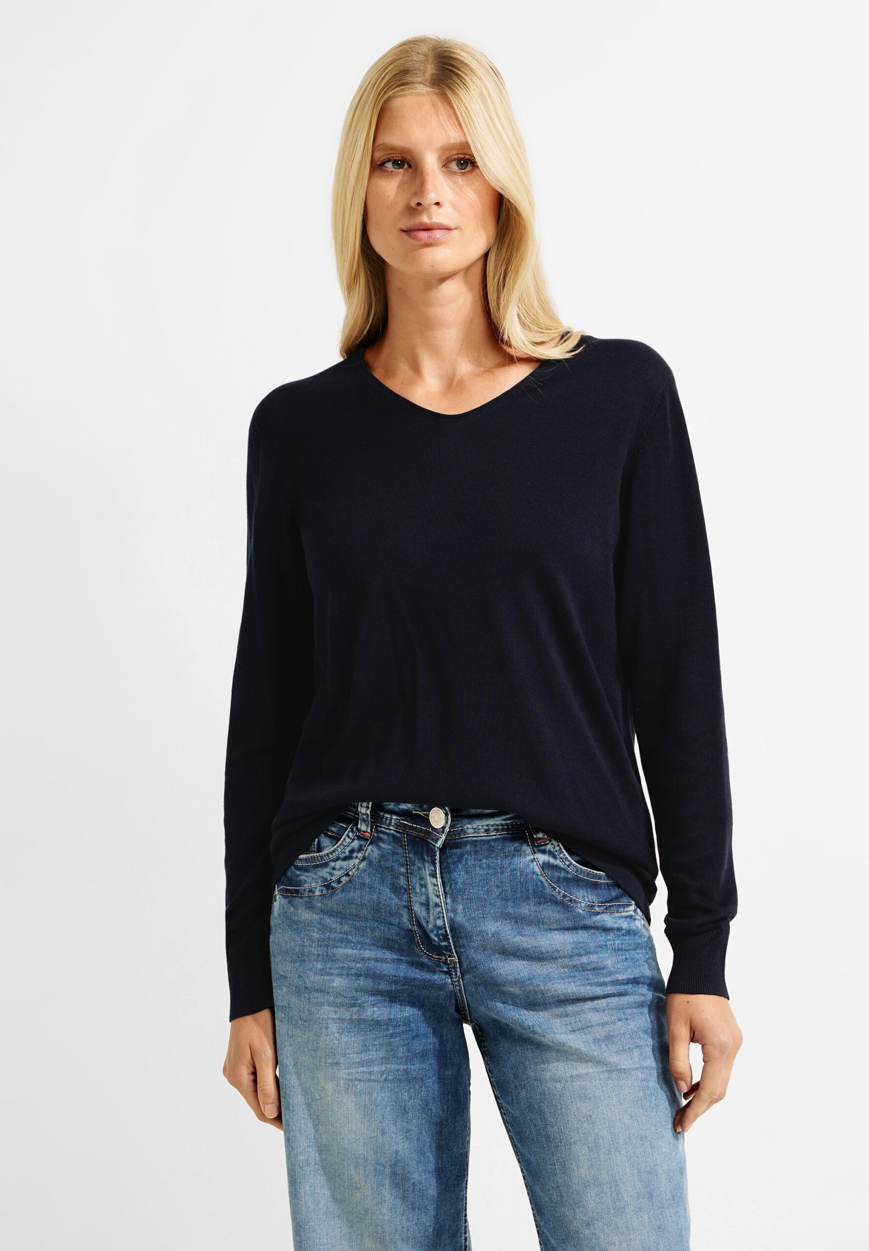 Feinstrick Pullover von Cecil - Mode Flach Onlineshop